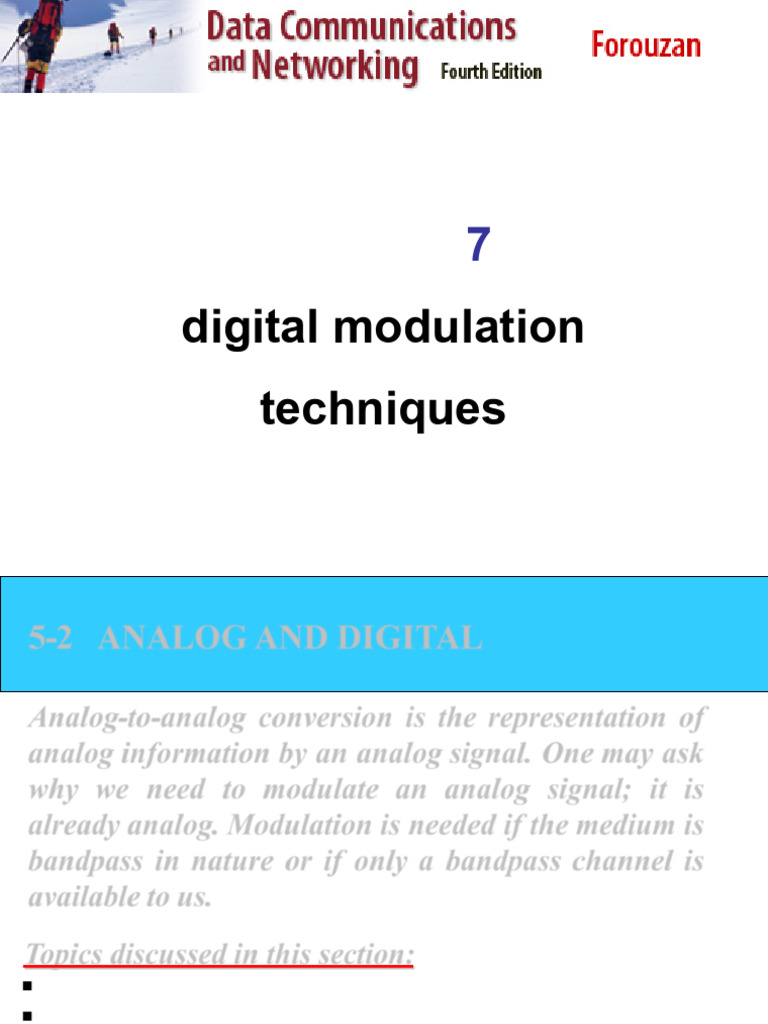 Chapt 7digital Modulation Techniques Pdf Modulation Frequency