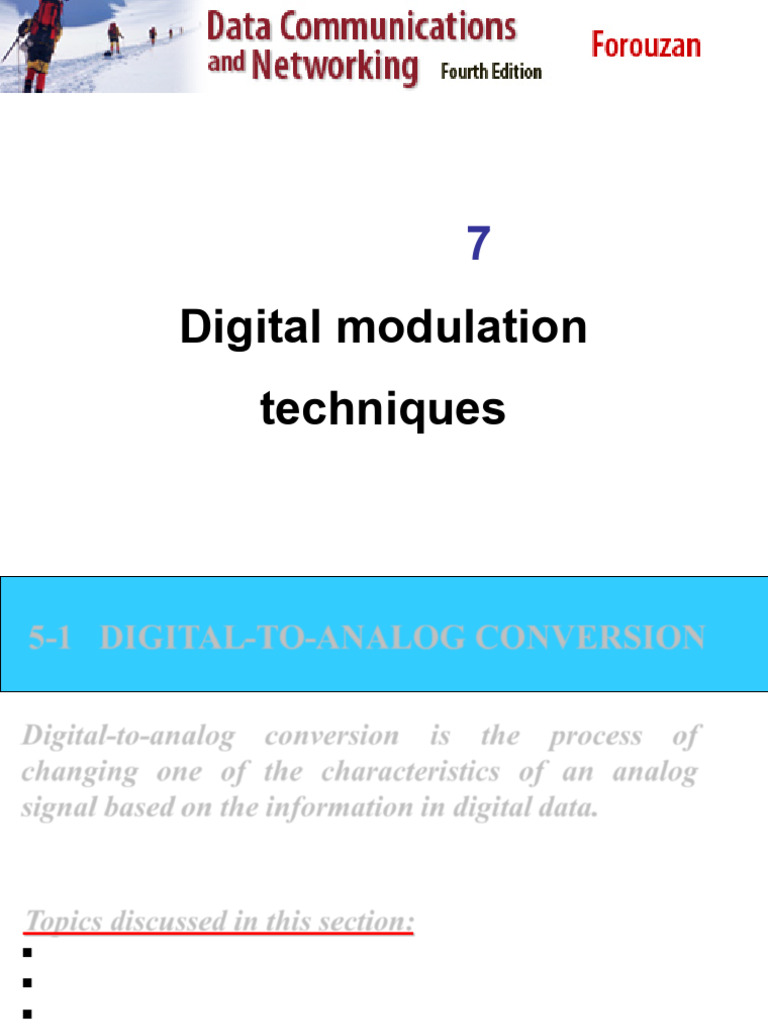 Chap-7digital Modulation Techniques Ppt1 | PDF | Modulation | Computer Data