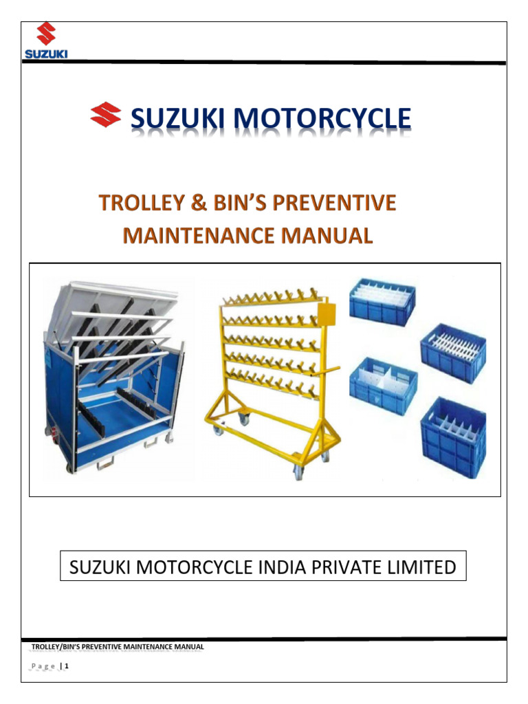 Trolley Maintenance Guidelines Manual | PDF