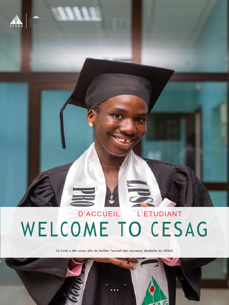 Livret d'Accueil Étudiant CESAG | PDF | Assurance