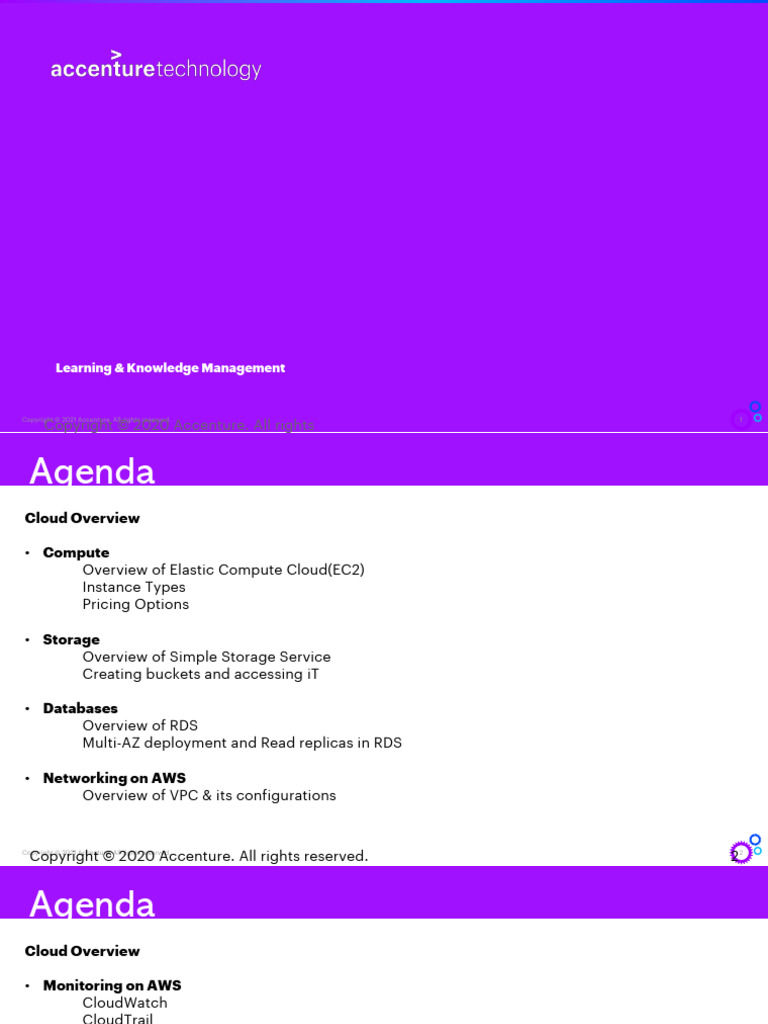 SME - Connect - CloudOverview - AWS 1 | PDF | Cloud Computing | Computer Engineering