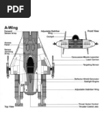 X-Wing Fighter Blueprint Overview | PDF | Science | Technology (General)