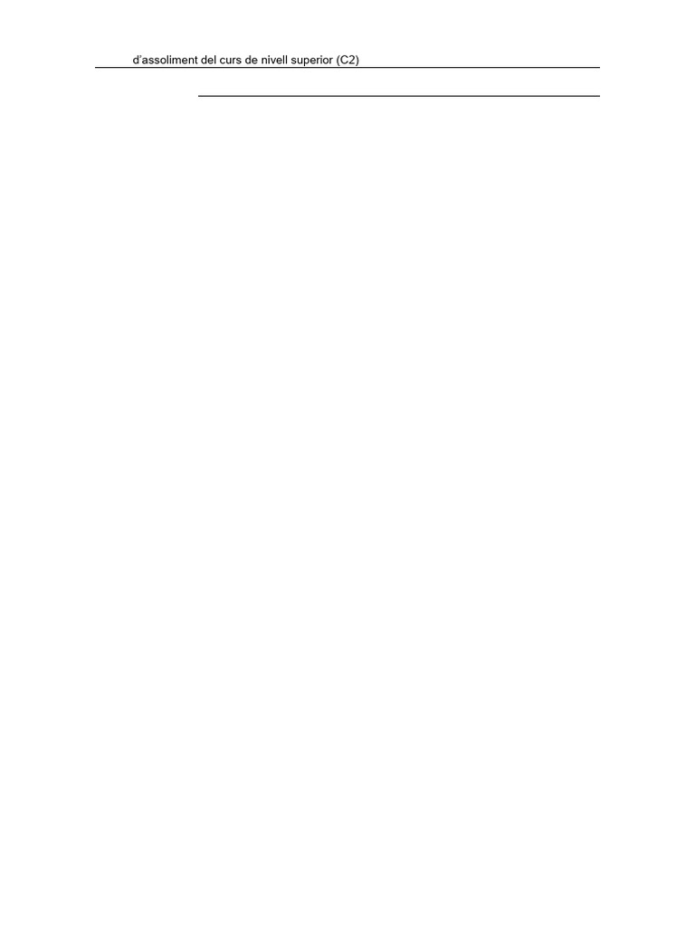 Model Prova c2 Gramàtica | PDF