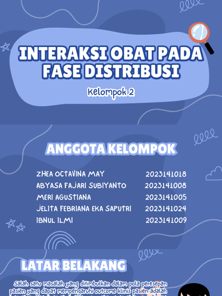 Kel. 2 Interaksi Obat Pada Fase Distribusi (Farmasetika 2) | PDF
