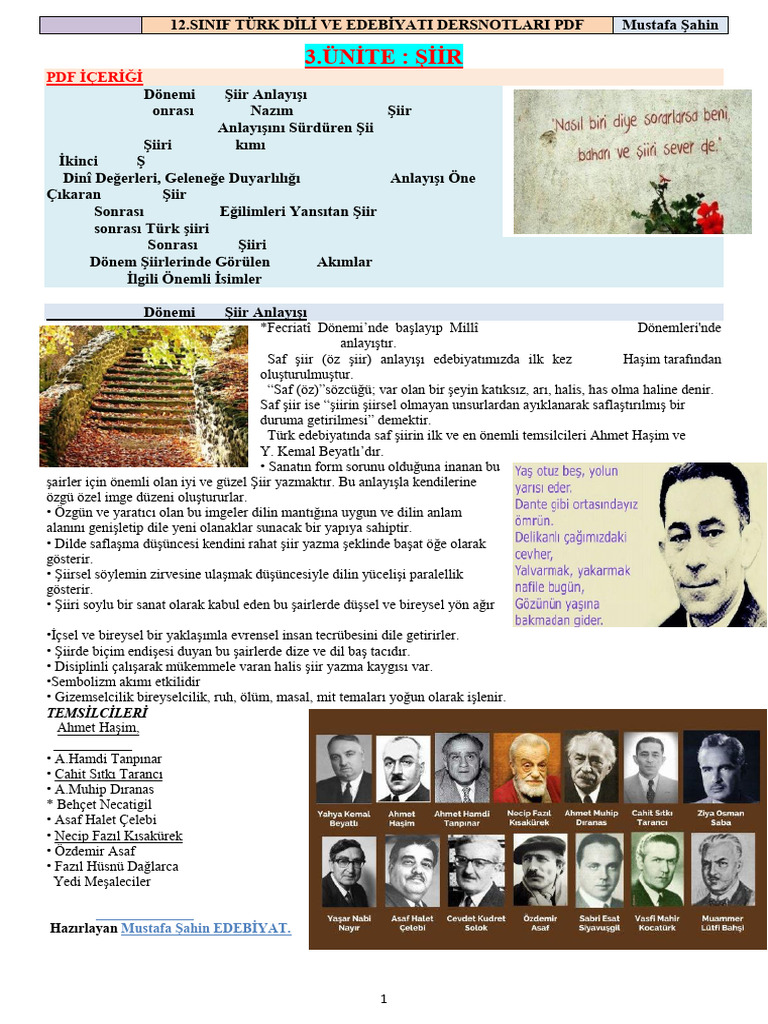 12 Tde Şi̇i̇r PDF | PDF