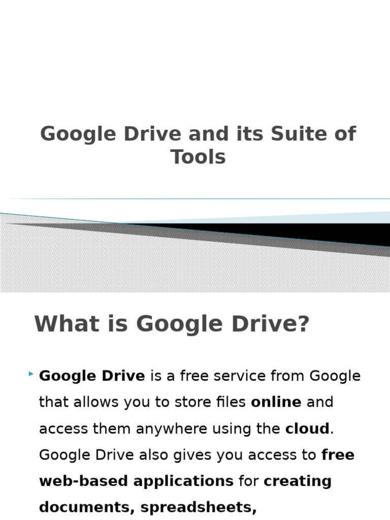 Google Drive and Docs | PDF | Computer File | Software