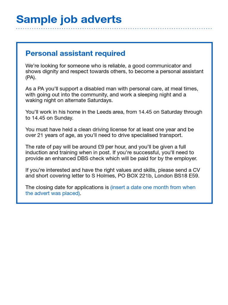 Sample-job-adverts | PDF