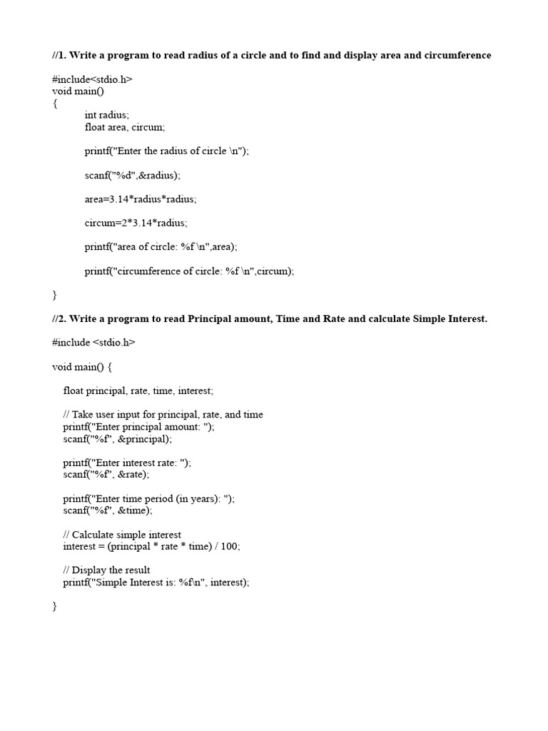 C_Prog_Part_A_and_B_27_Progs | PDF | String (Computer Science) | Matrix ...