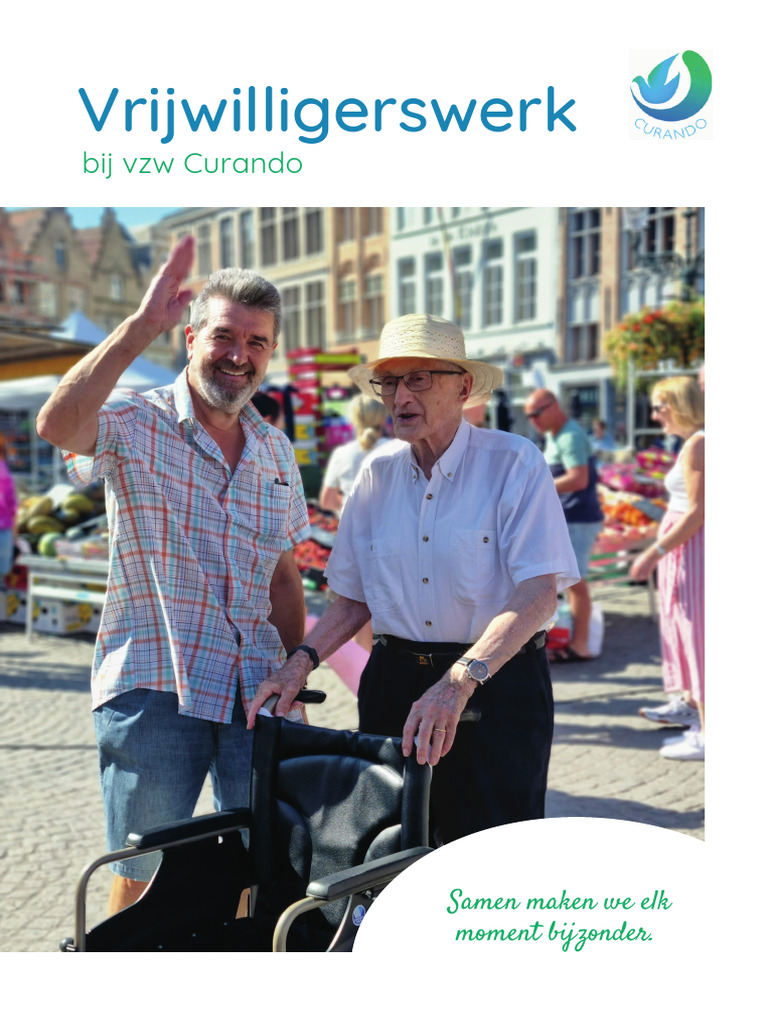 Vrijwilligersbrochure Curando VZW 112024 | PDF