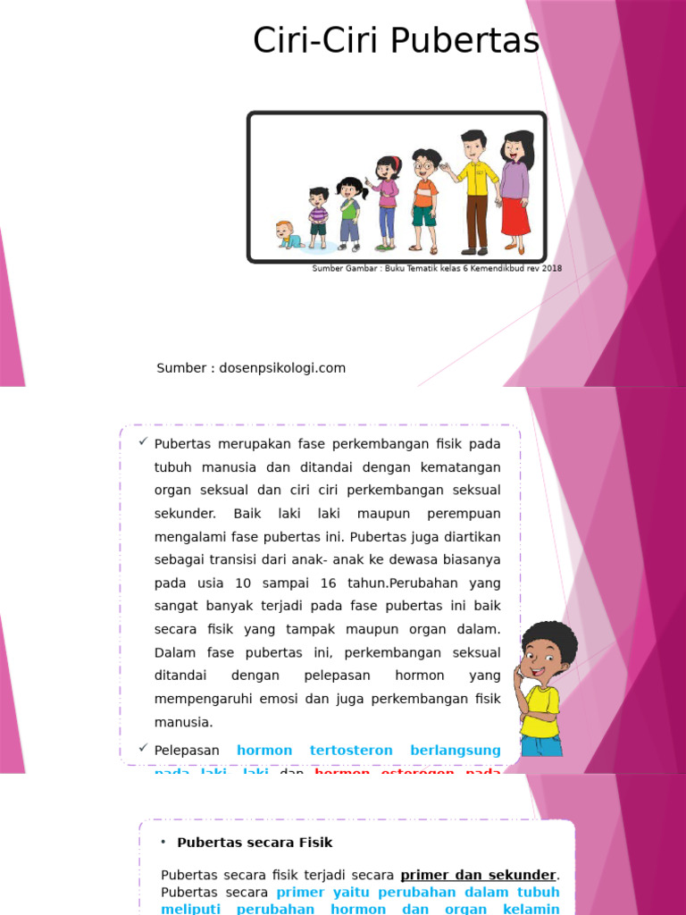 Masa-Masa Pubertas Remaja | PDF