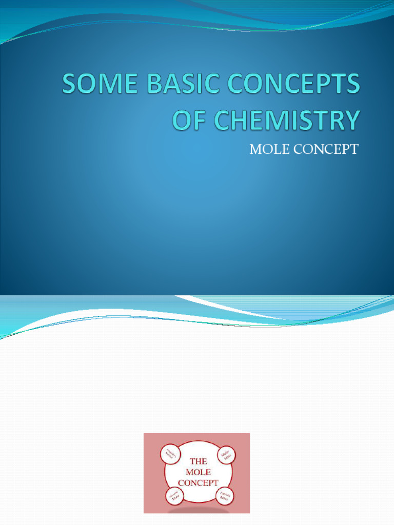 Mole Concept | PDF | Mole (Unit) | Molecules