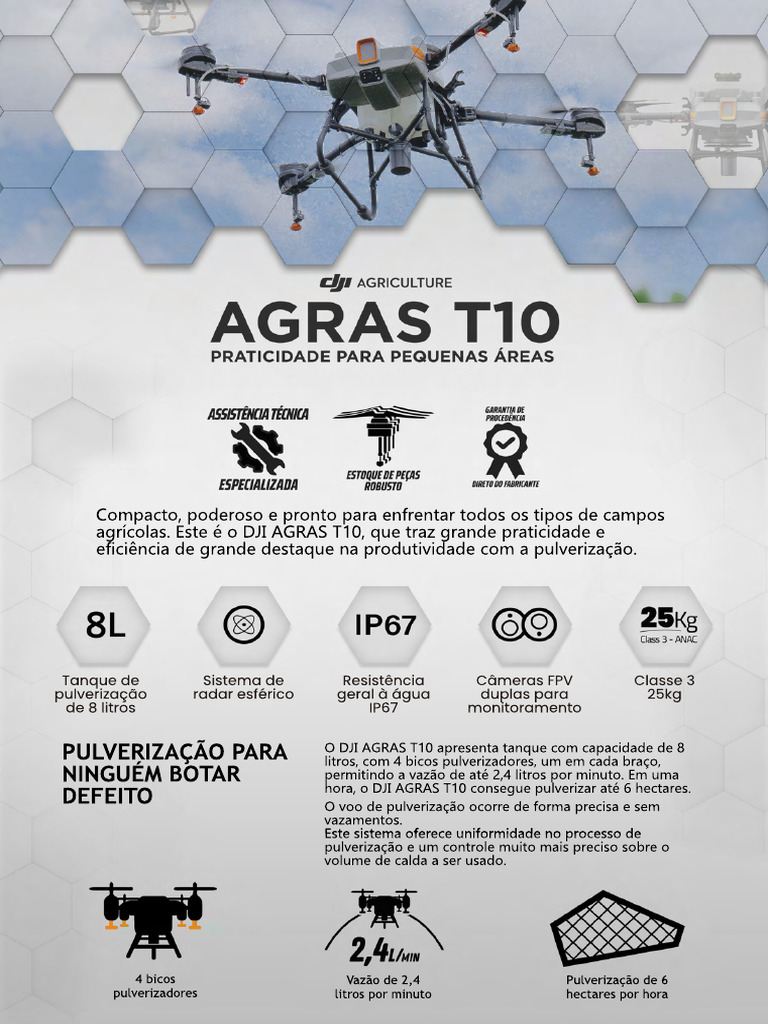 Catalogo DJI AGRAS T10 | PDF