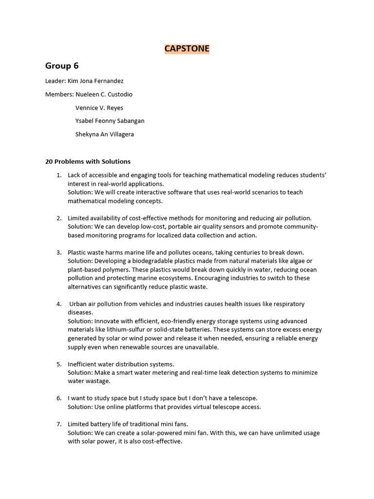 GROUp 6 CAPSTONE Checked | PDF | Artificial Intelligence | Intelligence ...