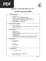 FRAM AW 32 Hydraulic Fluid Safety Data | PDF | Occupational Safety And ...