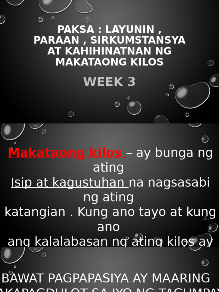 LAYUNIN, PARAAN Balume | PDF