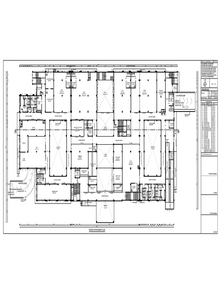 Hospital Building Ground Floor Plan | PDF | Chess | Chess Theory