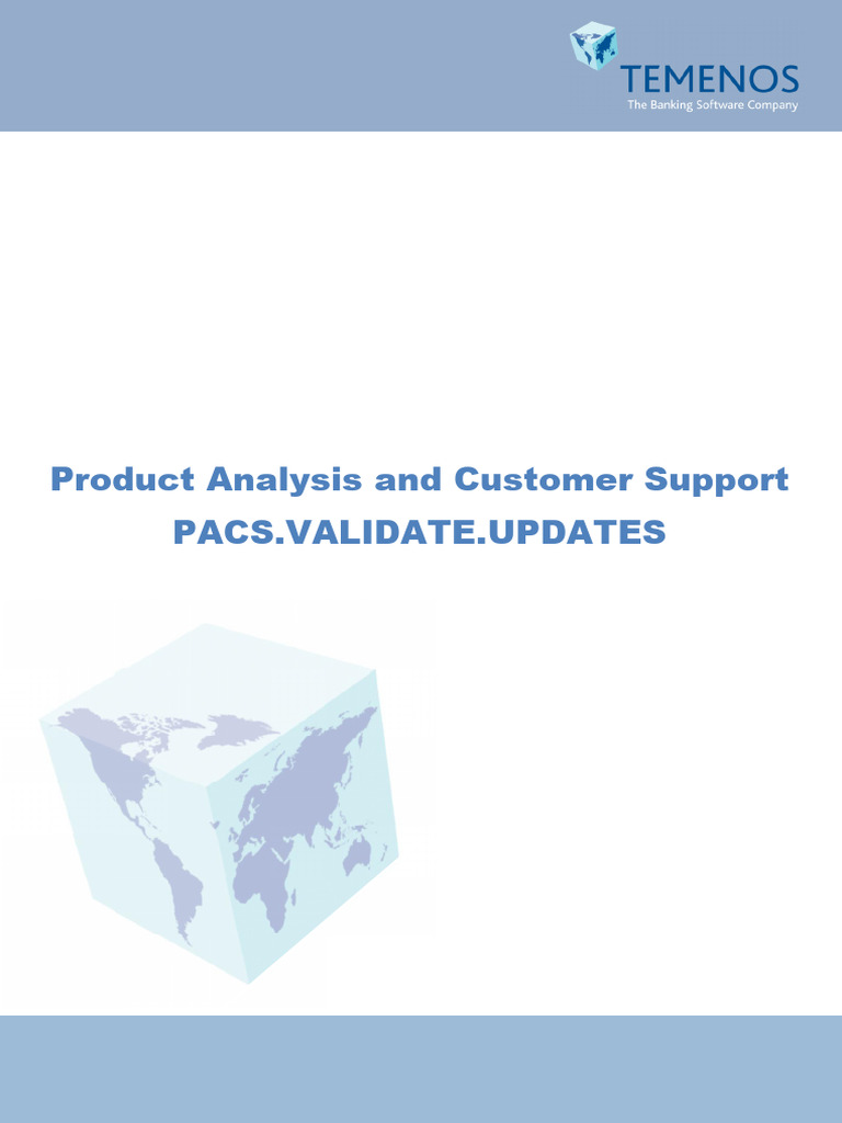 PACS VALIDATE UPDATES - User Guide - V1.1 | PDF | Software | Computing