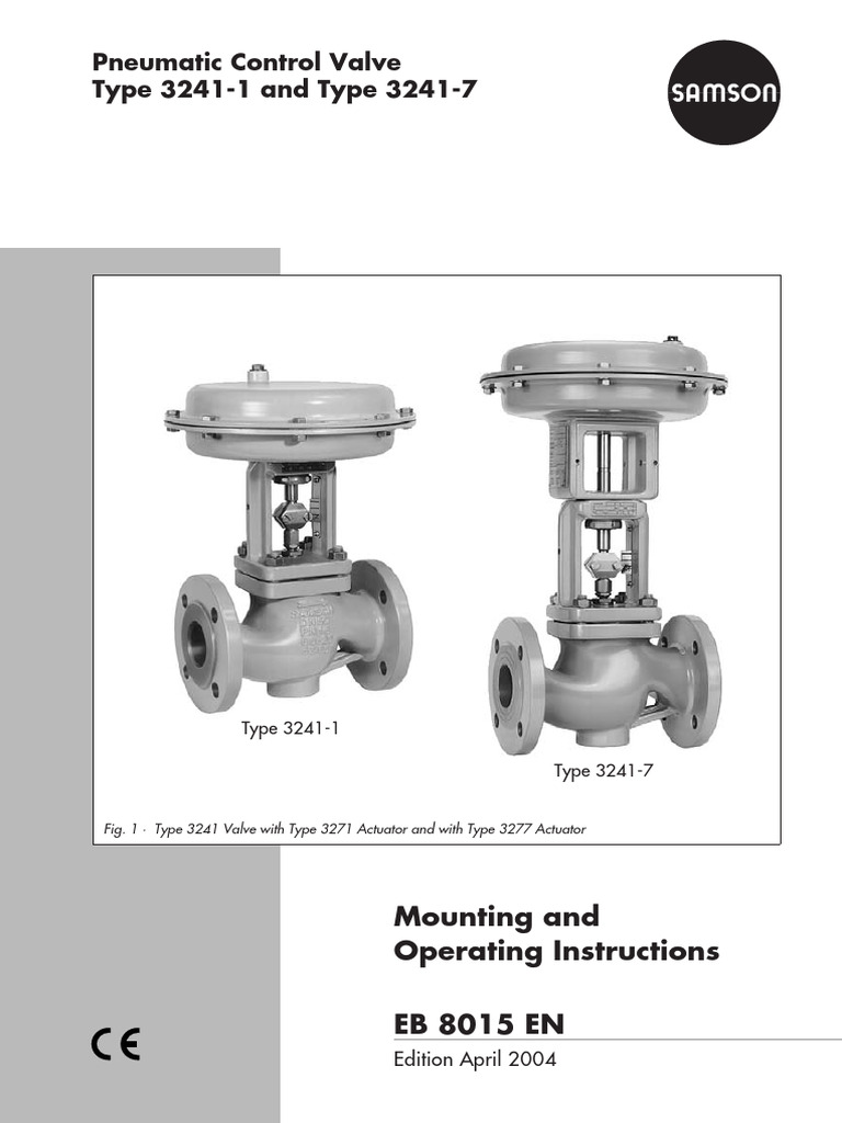3241 - 7 IOM English (E80150en) | PDF | Valve | Electrical Connector