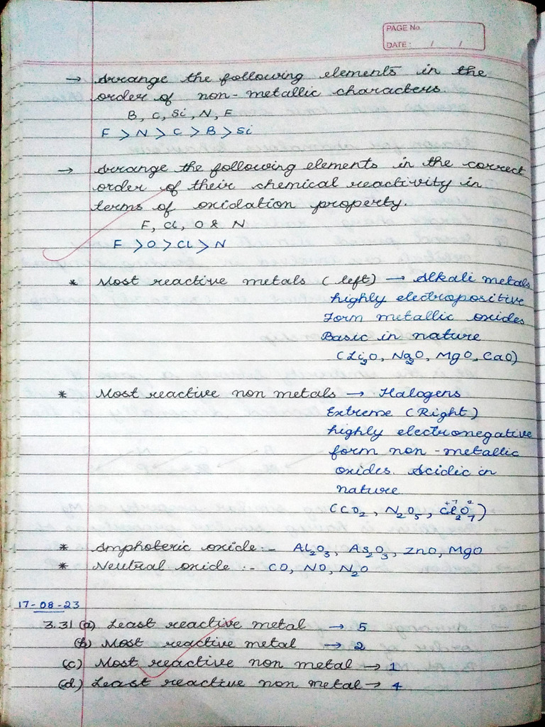 Chemistry Chapter 3 Notes Pt2 | PDF
