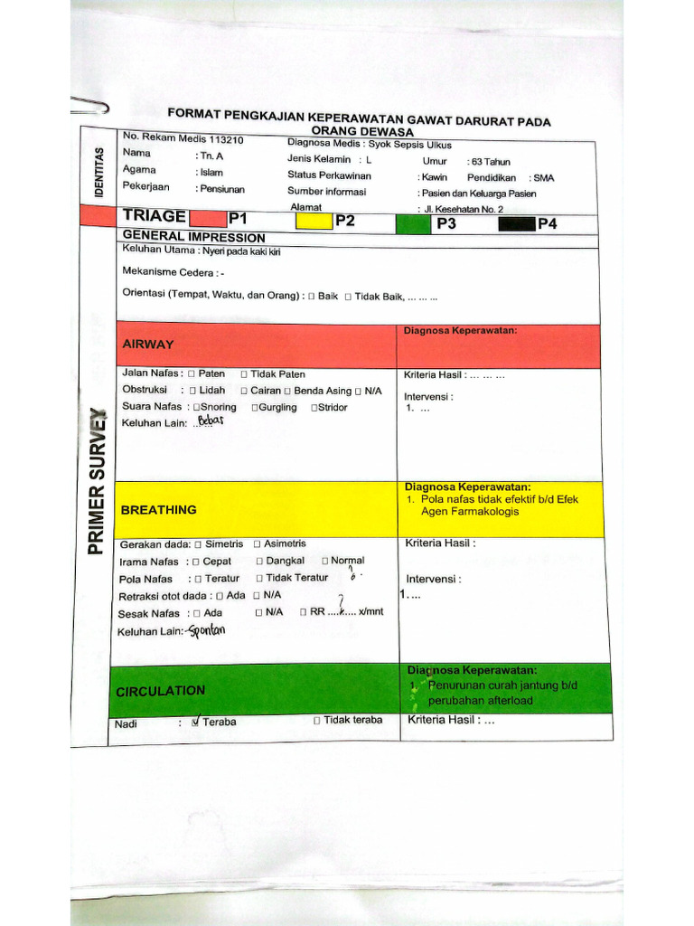 Pengkajian Icu | PDF