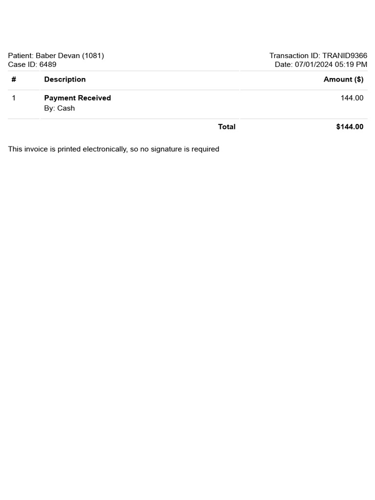 Billing-Search OPD-Bill View Payment | PDF
