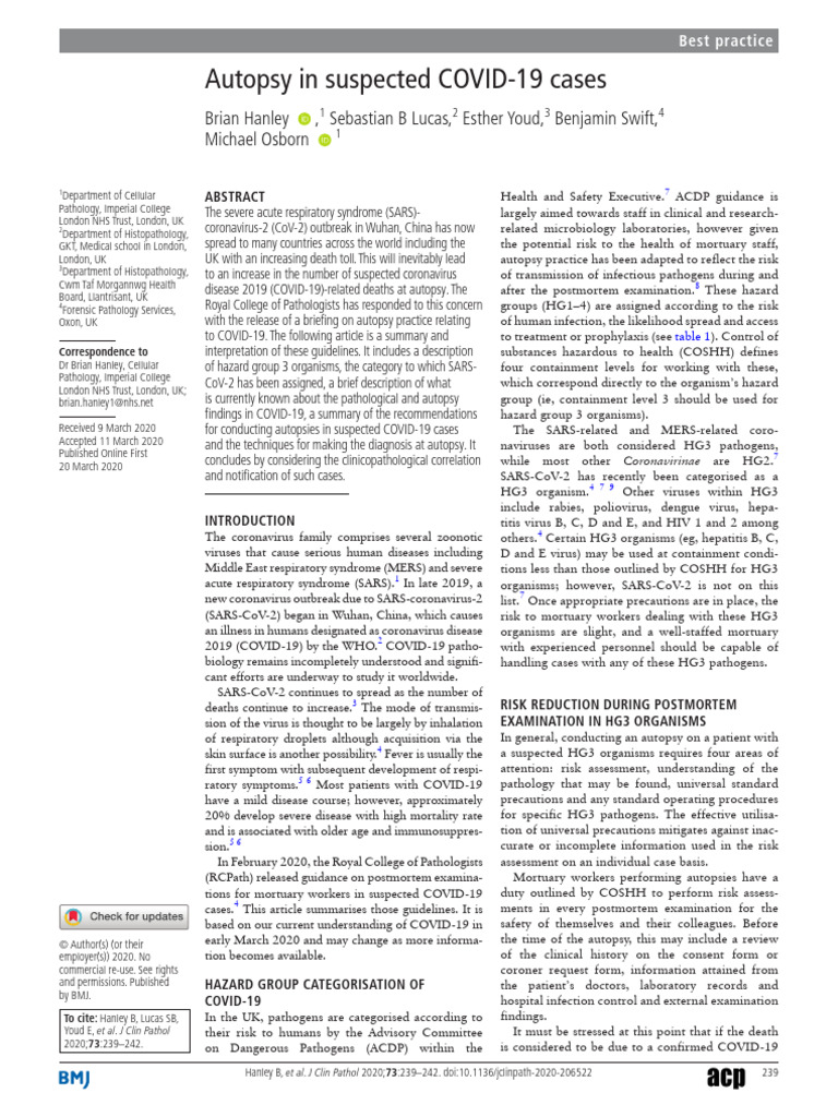 239.full | PDF | Autopsy | Pathology