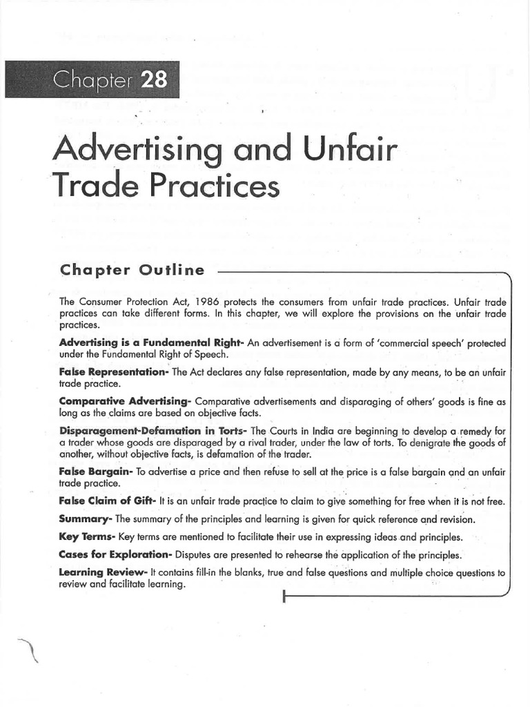 Legal Chapter 28 | PDF