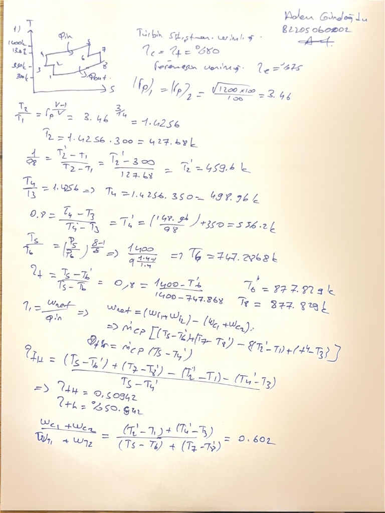b2205.060002 Termo2 Odev Adem Gundogdu | PDF