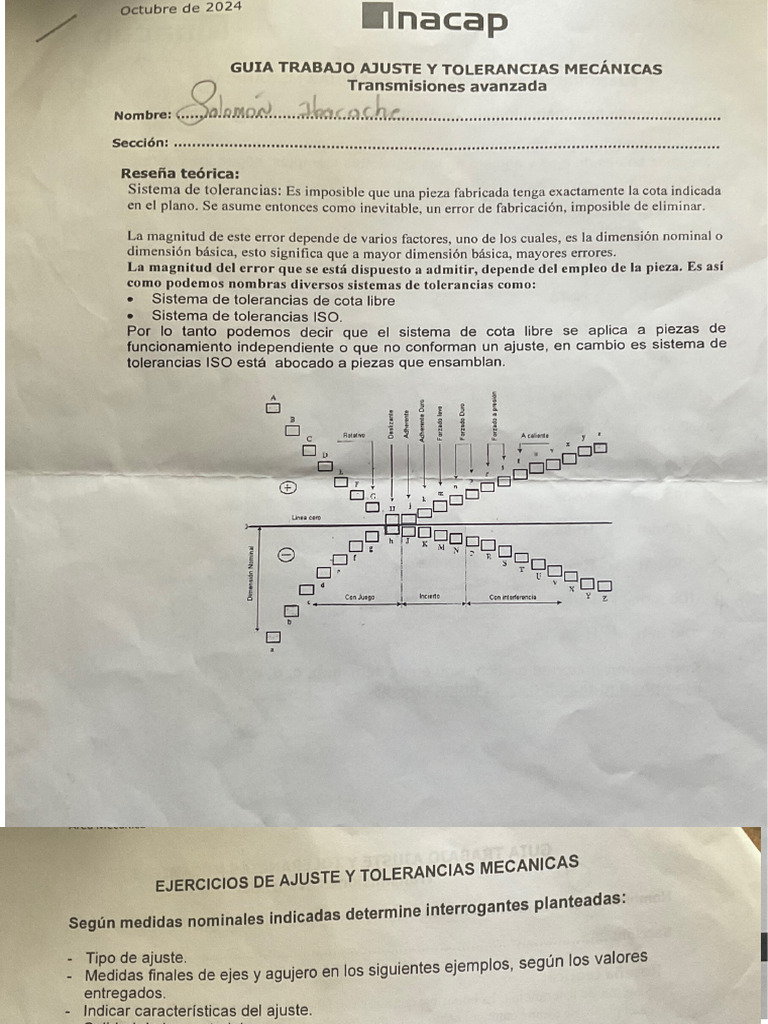 Guía de transmisión ajuste y tolerancia | PDF