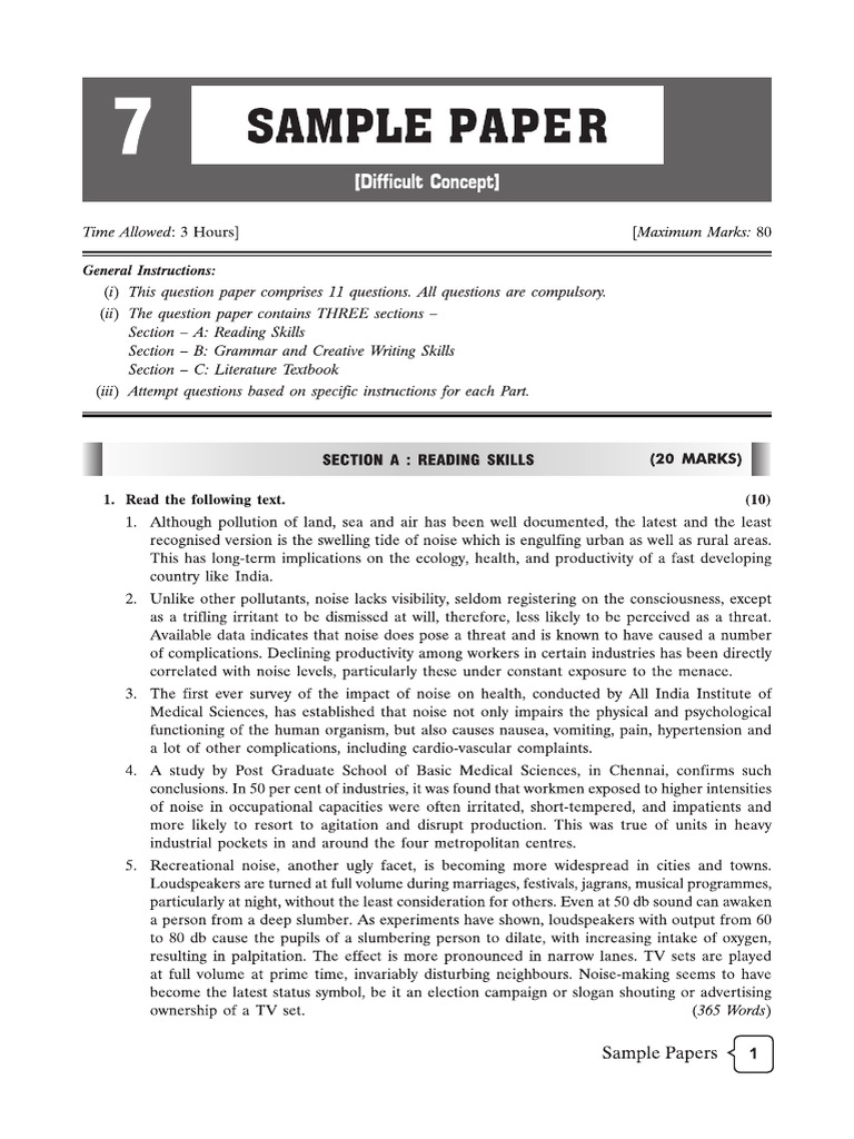 Class X Pre-Board 2025 - English Level 3 | PDF Class X Pre-Board 2025 - English Level 3 | PDF