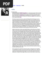 Araby - James Joyce | PDF