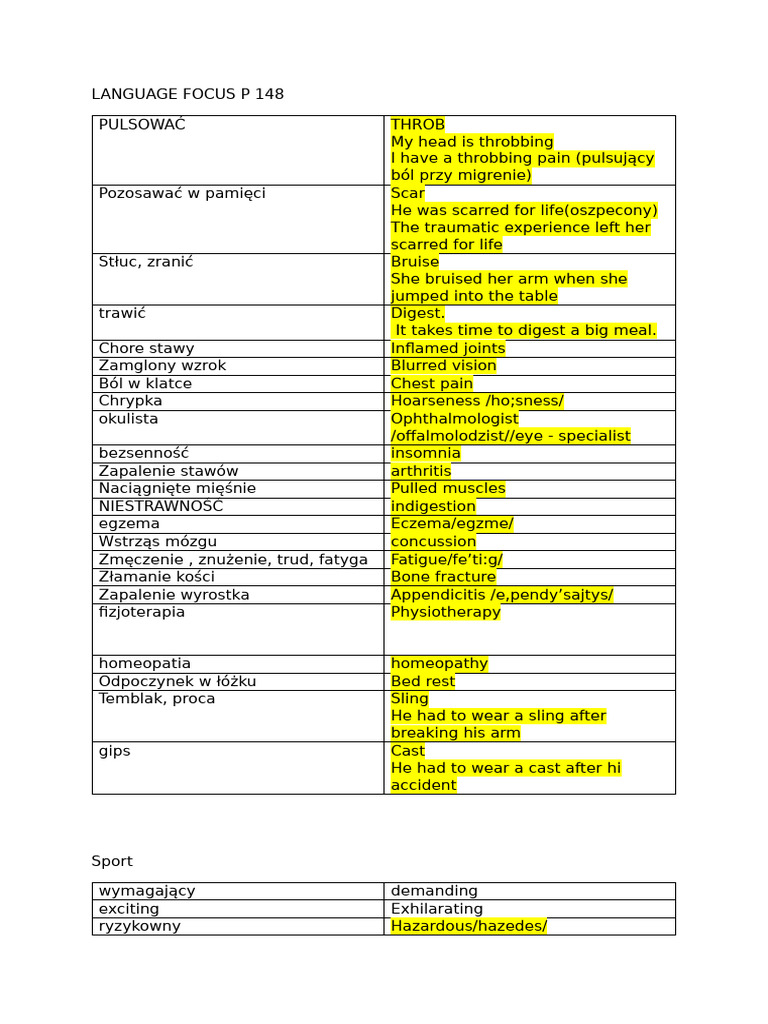 Language Focus P 148 | PDF