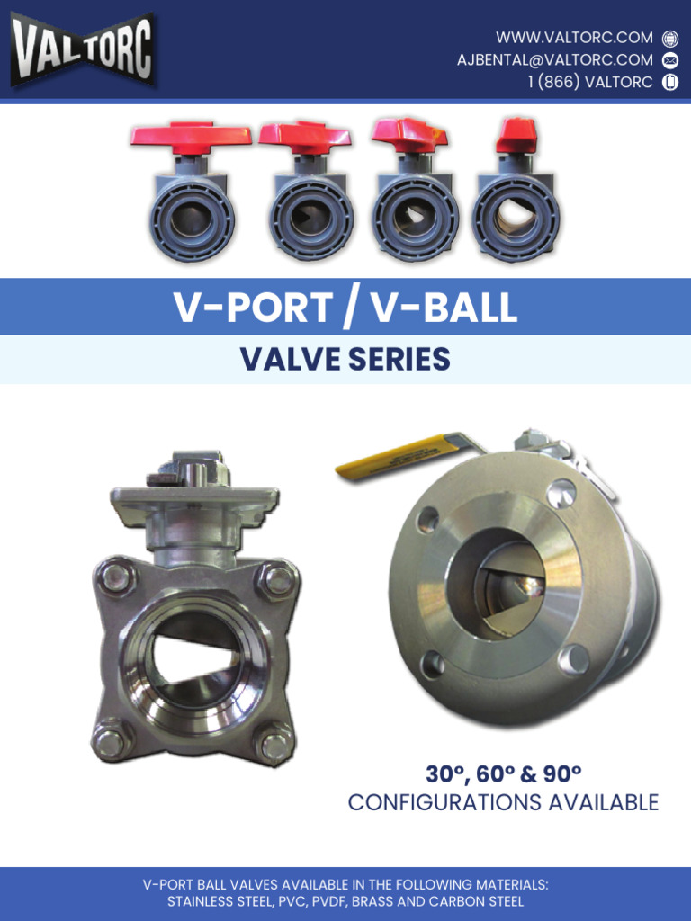 VALTORC-V PORT | PDF | Valve | Plumbing