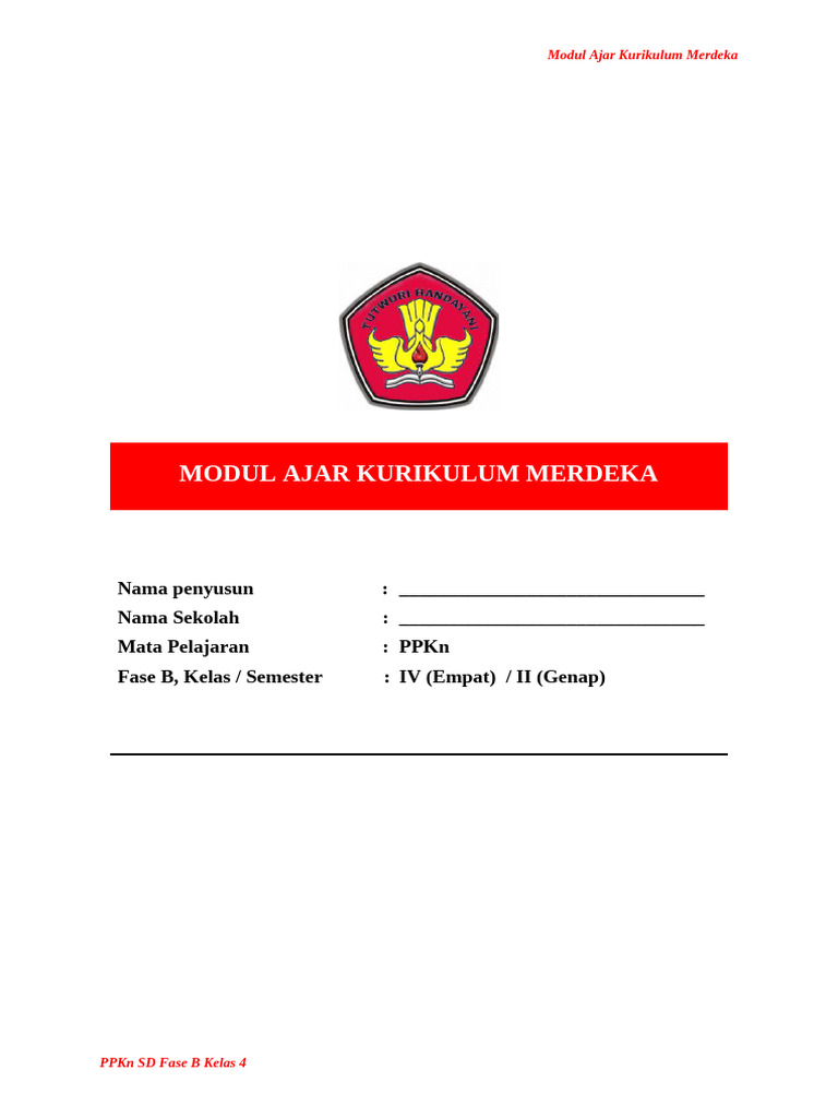 4. Modul Ajar PPKn Unit IV | PDF