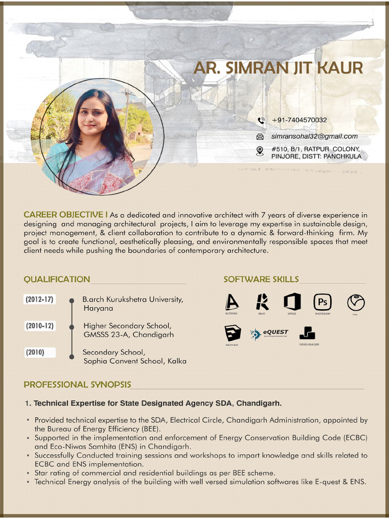 Resume Simran (Chandigarh) | PDF