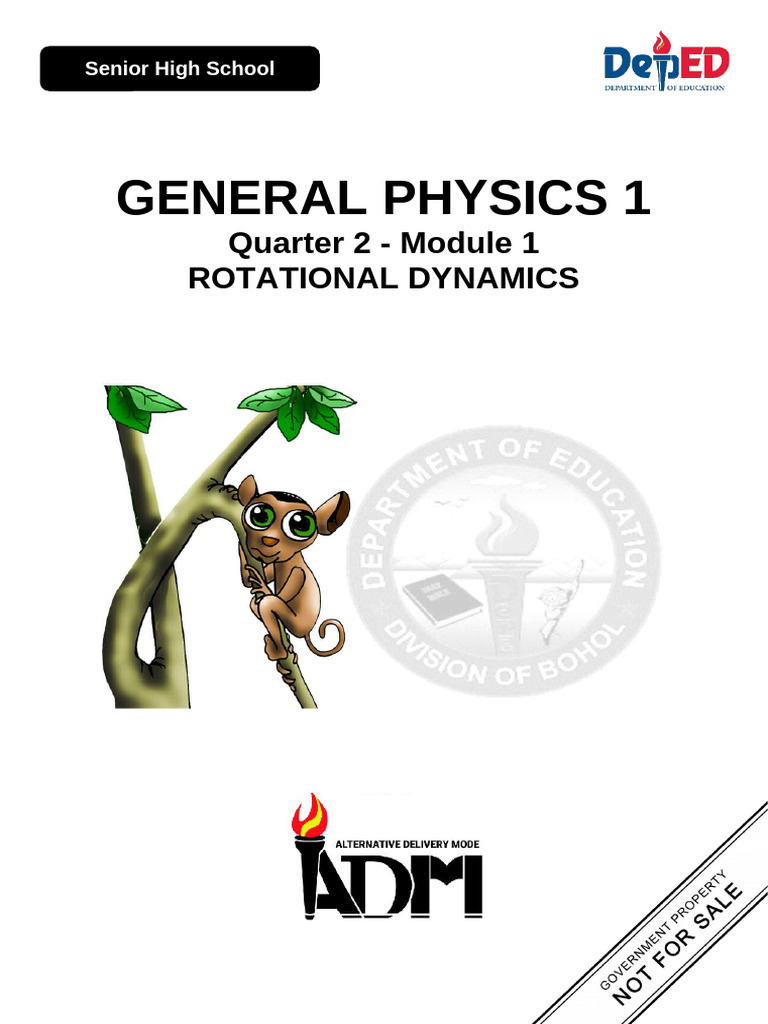 MODULE 1 QUARTER 2 GENERAL PHYSICS 1 Edited | PDF | Rotation Around A Fixed Axis | Angular Momentum