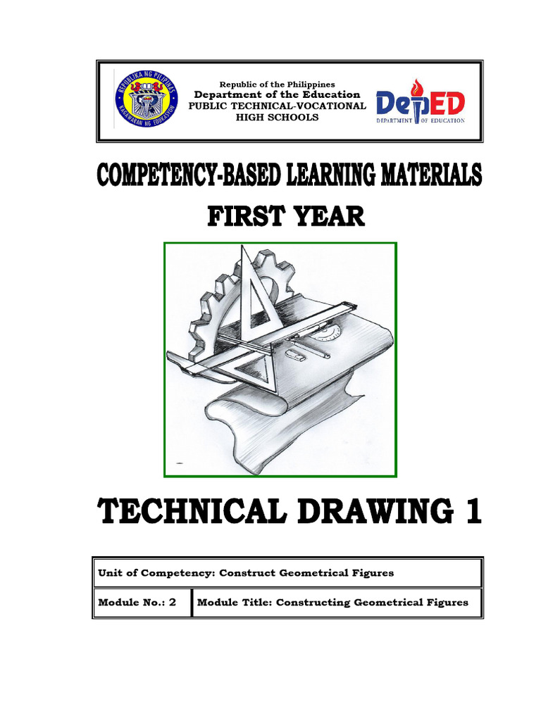 Gr.7-Techdraw 2ND QTR - To Be Printed | PDF | Triangle | Circle