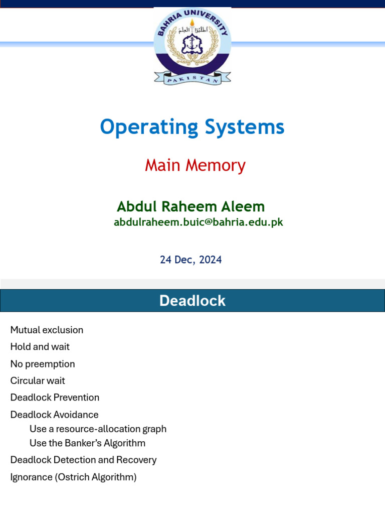M4-Main-Memory-24122024-125038pm | PDF | Operating System | Operating System Technology
