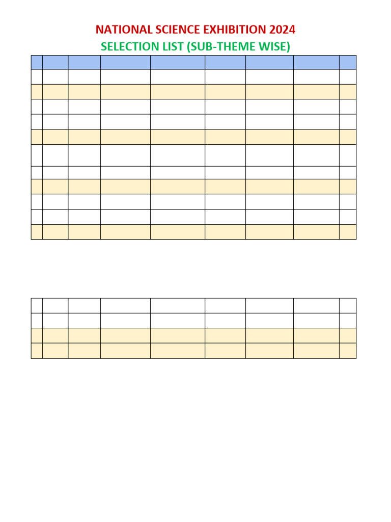 NATIONAL SCIENCE EXHIBITION 2024 | PDF