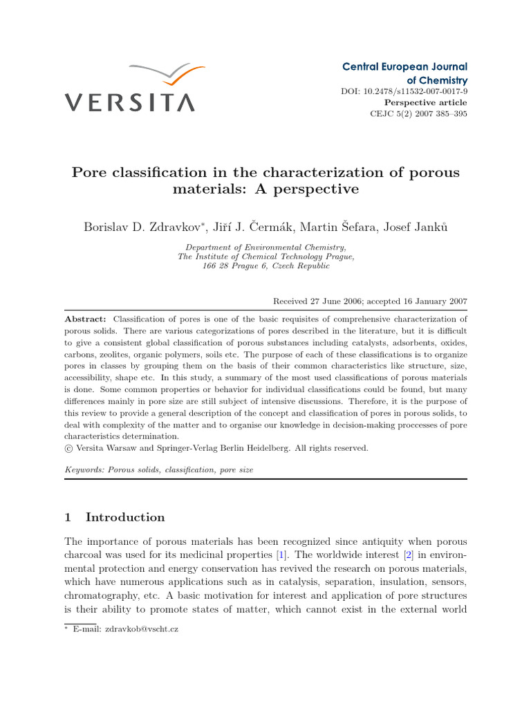 Porous Study Diffuser Stone | PDF | Porosity | Porous Medium