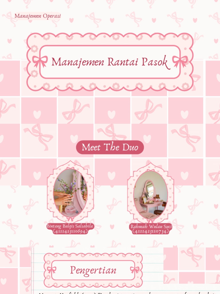 Manajemen Rantai Pasok | PDF