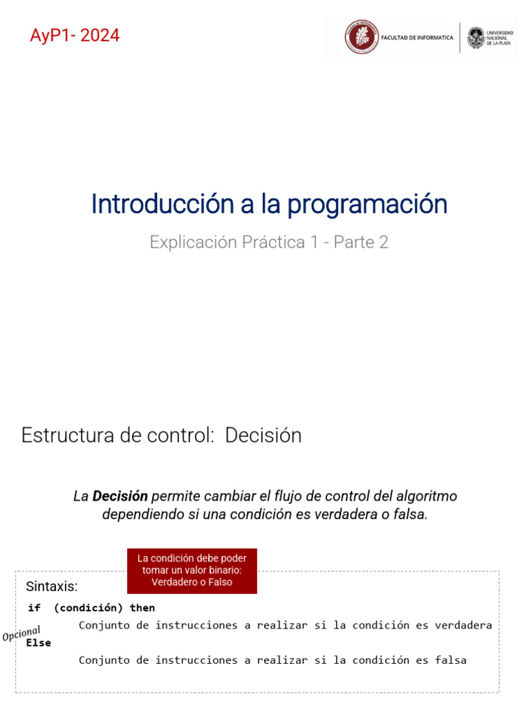 AyP1_2024 - Explicacion Practica 1 - Parte 2 | PDF | Ingeniería Informática | Programación de ...