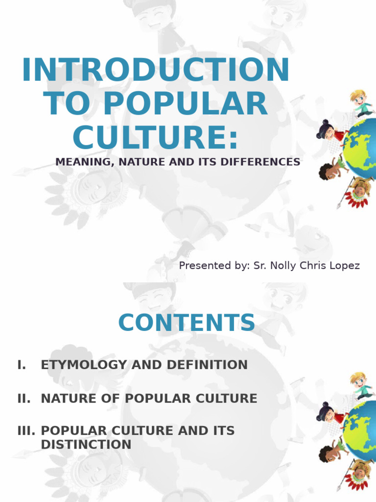 Introduction to Popular Culture Concepts | PDF | Radio | Human ...