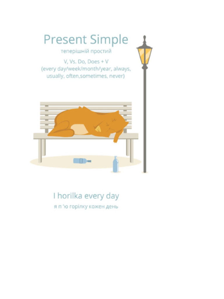 Present Simple Con R' | PDF