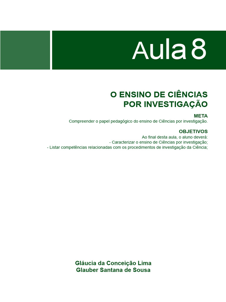 13574526042012didatica Especial para o Ensino de Ciencias e Biologia II ...