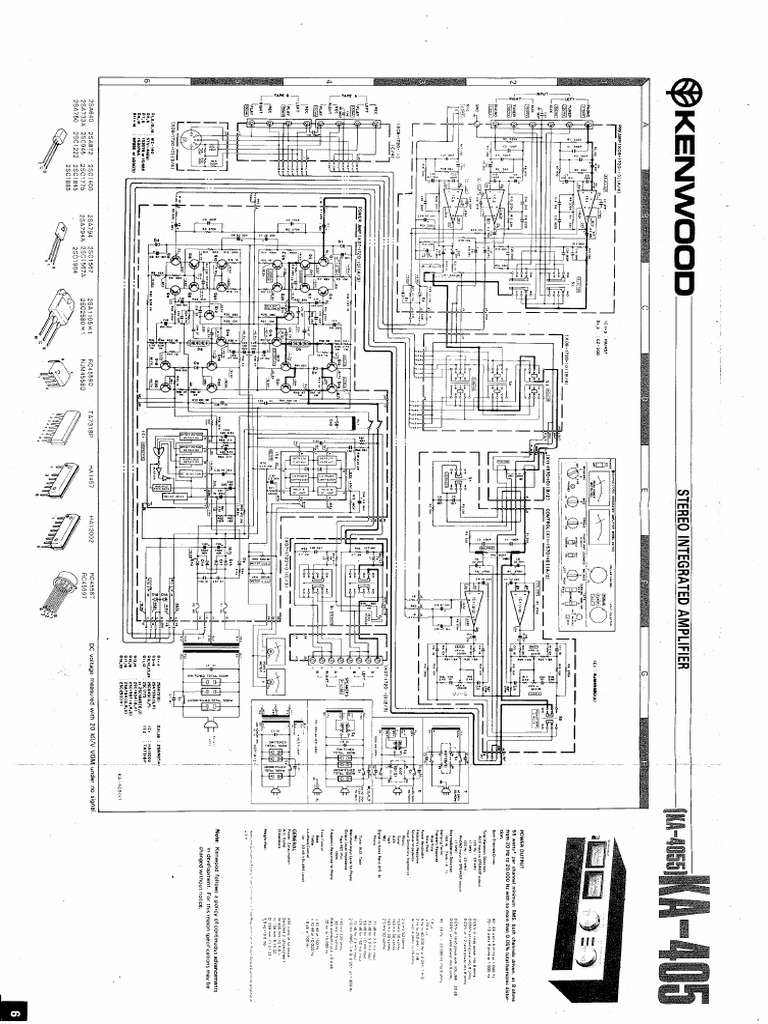 Kenwood KA-4055 Schematic | PDF