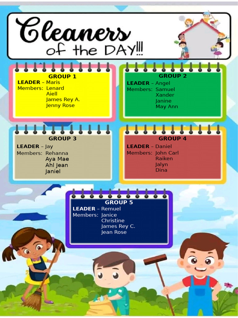 Group Cleaners | PDF