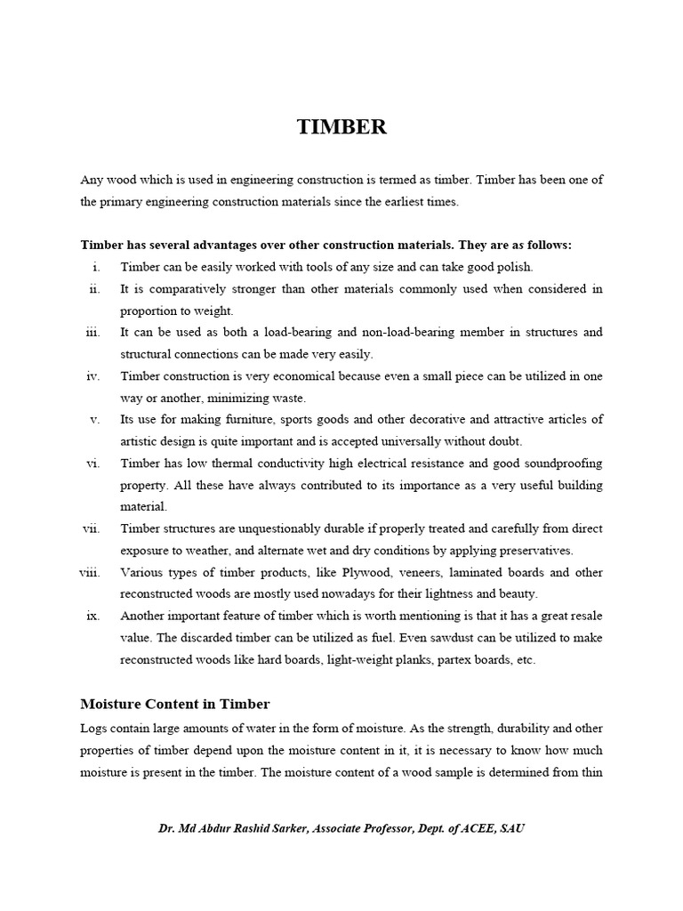 Timber Pdf Lumber Materials