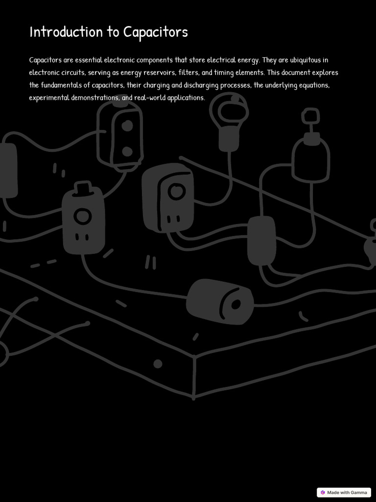 Introduction To Capacitors | PDF | Capacitor | Electrical Network