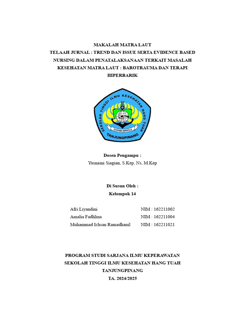 Biaya dan Keberhasilan Operasi Telinga | PDF